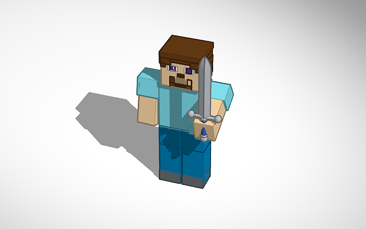 3D design Minecraft Steve | Tinkercad