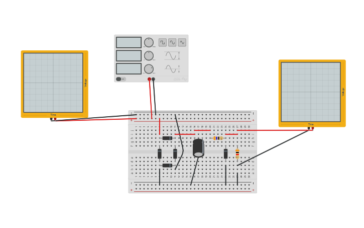 Circuit Design Full Wave Rectifier Tinkercad