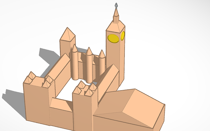 3D design Big Ben - Tinkercad