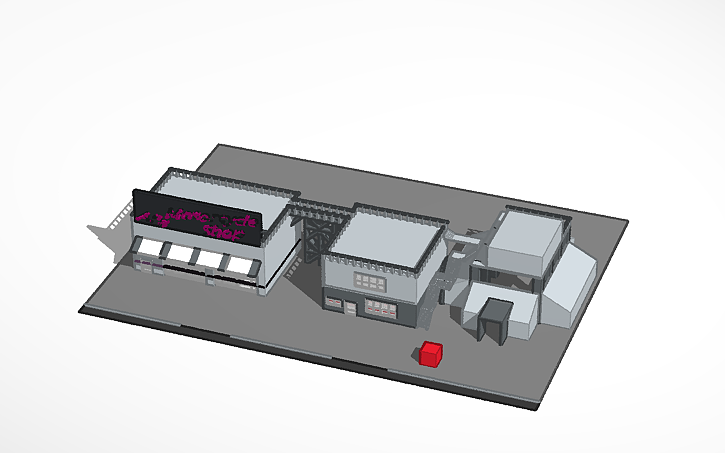 3D design Scarcorn's Abandoned M.Cycle Shop House/Store Combo - Tinkercad