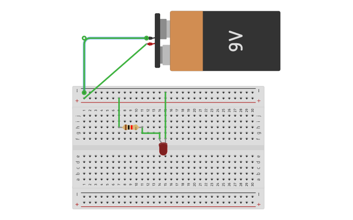 Circuit design 2.Circuito luz led | Tinkercad