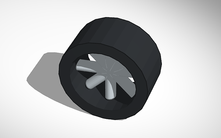 3D design RODA - Tinkercad