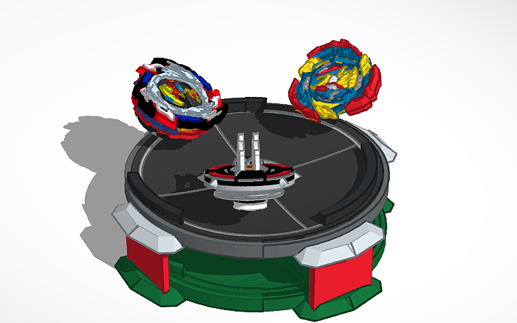 3D design the last battle of beyblade burst - Tinkercad