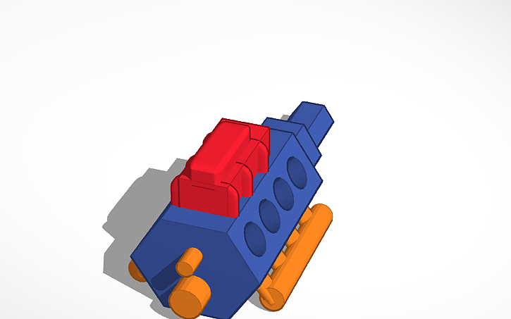 3d Design V8 Engine Supercharged Tinkercad