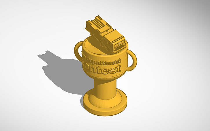 3D design contest trophy - Tinkercad