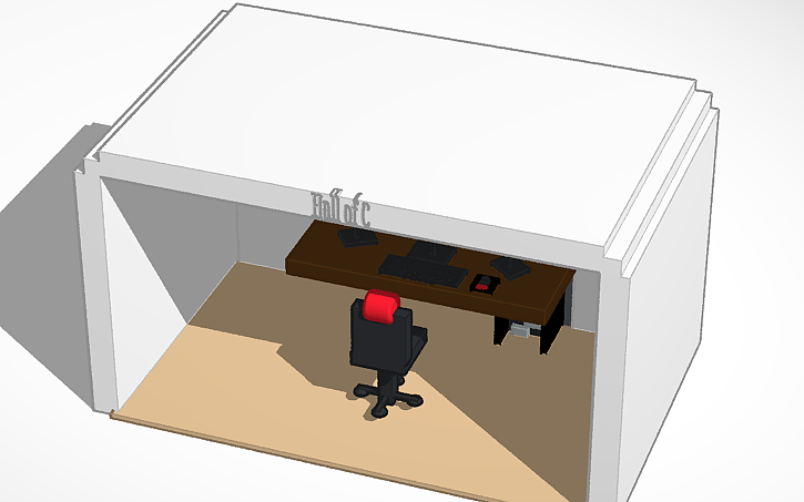 3D design super gaming setup - Tinkercad