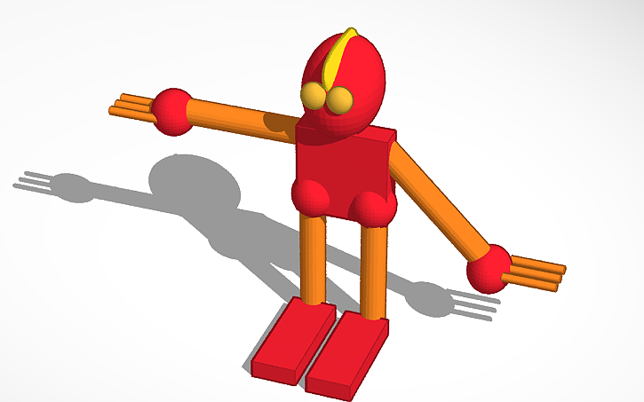 3d Design железный человек Tinkercad