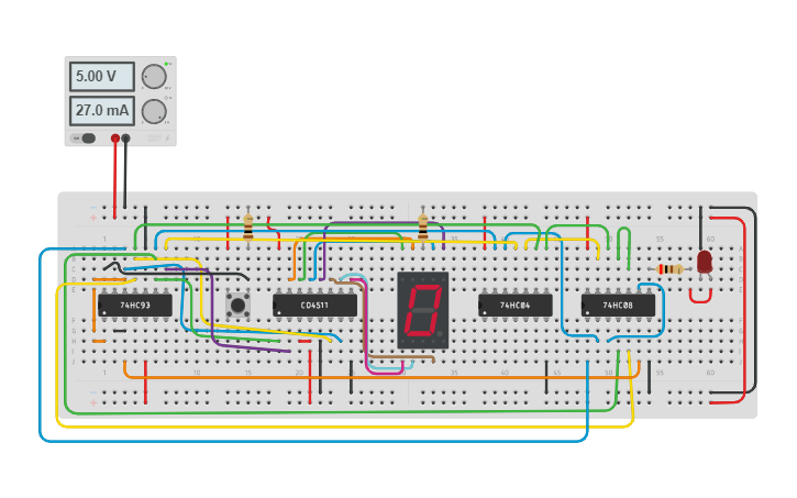 Circuit design Tarea 3 | Tinkercad