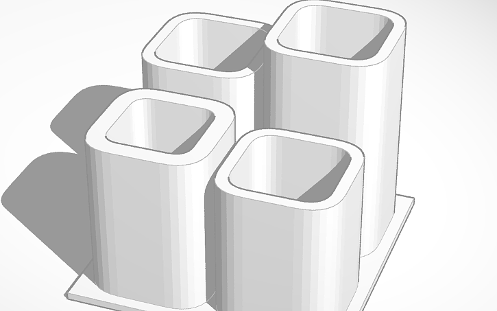 3d Design Pencil Holder Tinkercad 