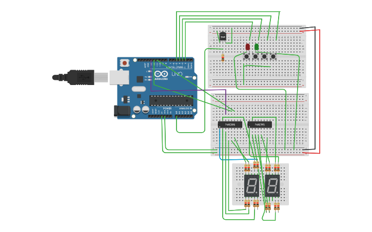 Circuit design embedded system assignment2 | Tinkercad