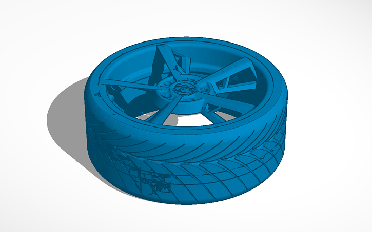 3D design Wheel - Tinkercad