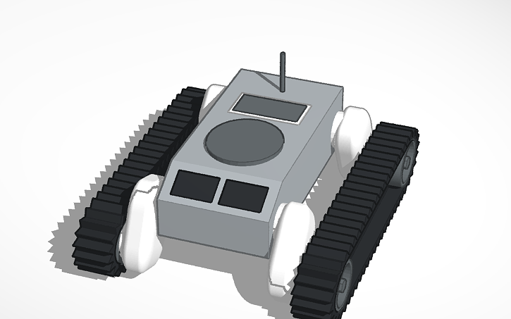 3D design Rover 5 - Tinkercad