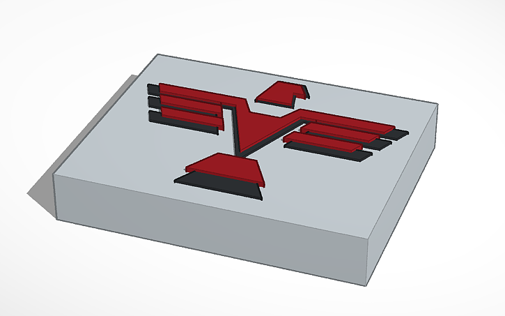 3D design UNION Customs Logo - Tinkercad