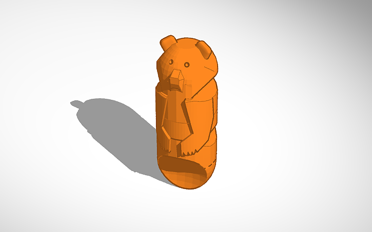 3D design Brother Bear Totem | Tinkercad