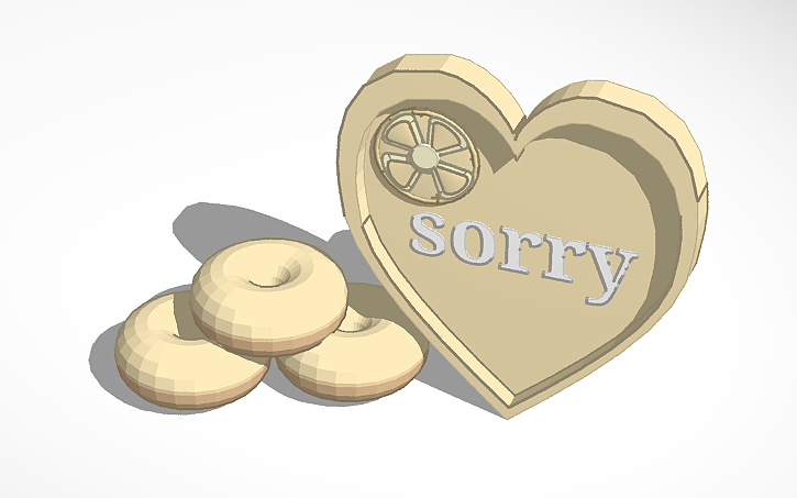 3D design sorry - Tinkercad