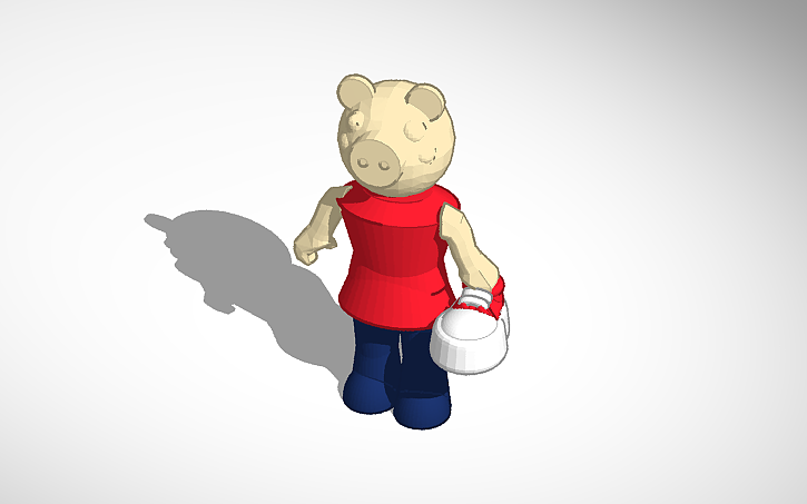 3D design My Own Piggy (Boy Version) 1.0 - Tinkercad