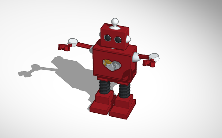3D design LoveBot | Tinkercad