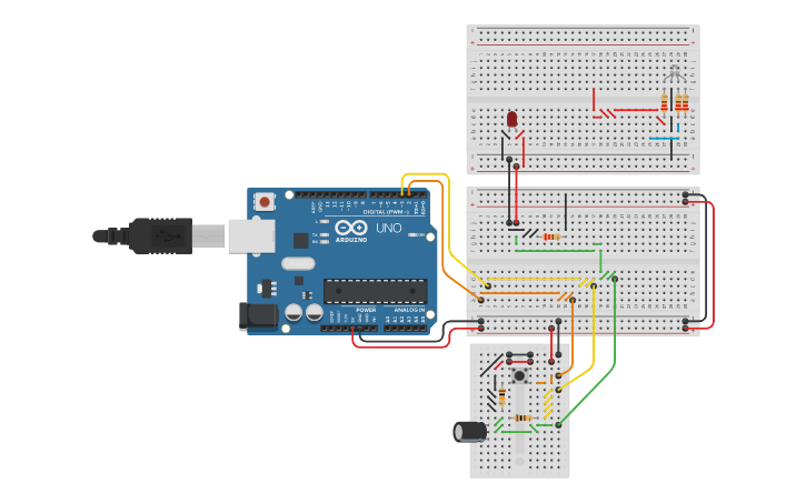 Circuit design Projeto #4: dínamo | Tinkercad