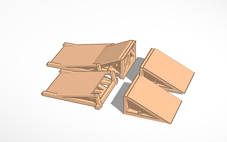3D design Copy of Ramp Model - Tinkercad