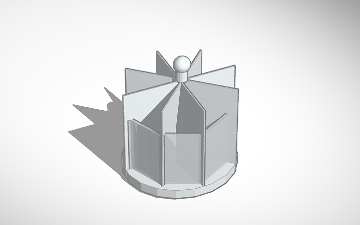 3D design Desk Tools Organizer - Tinkercad