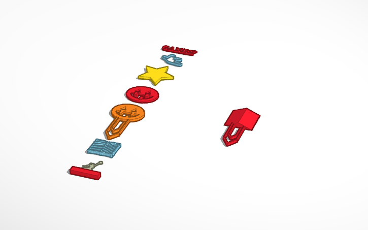 3D design Library Paper Clip | Tinkercad