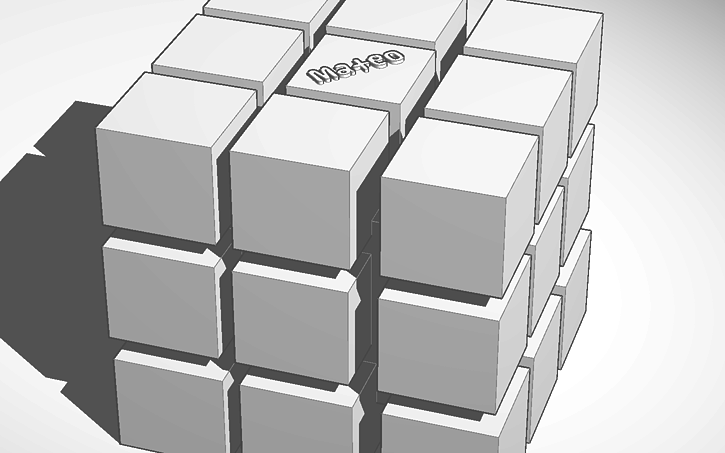 3D design rubix cube - Tinkercad