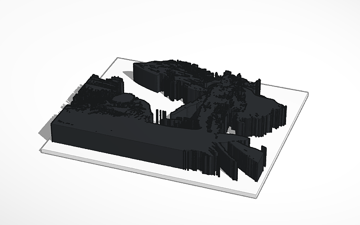 3D design Boba Fett Stencil - Tinkercad