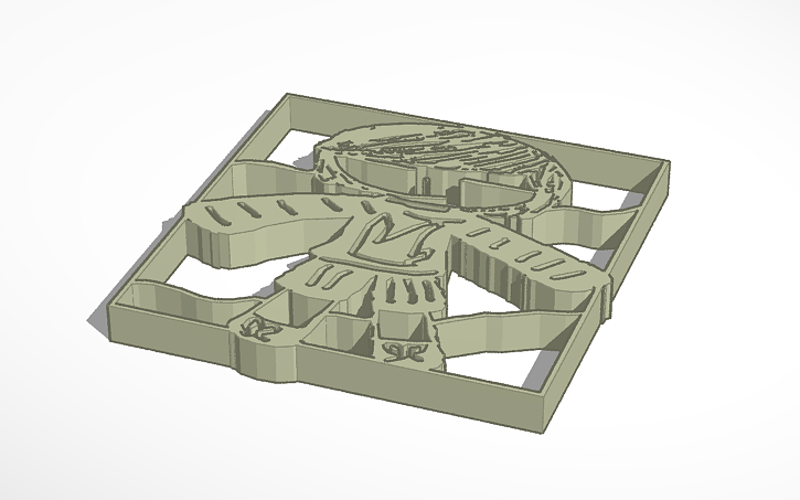 3D design 2d Drawing 3D printed | Tinkercad