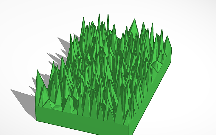 3d Design Grass Tinkercad