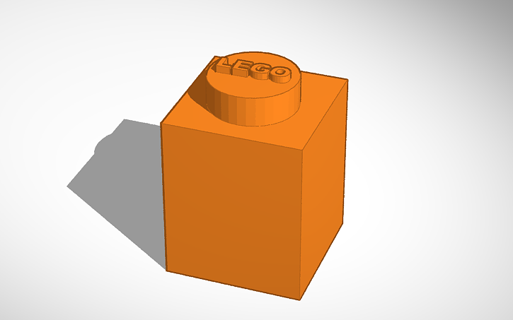 3D design Lego Brick - Tinkercad
