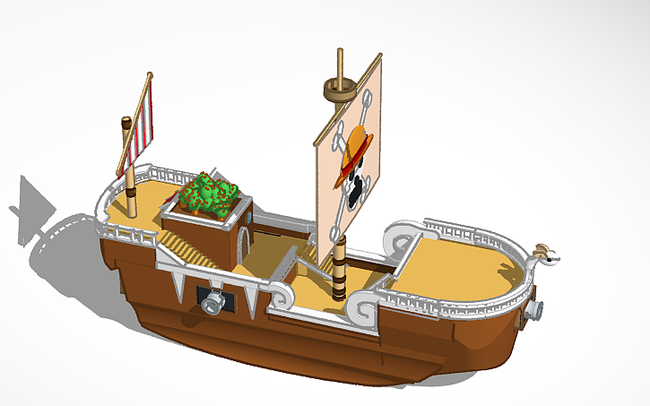 3D design Going Merry One Piece | Tinkercad