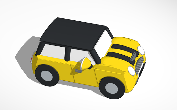 3D design Mini Cooper - Tinkercad