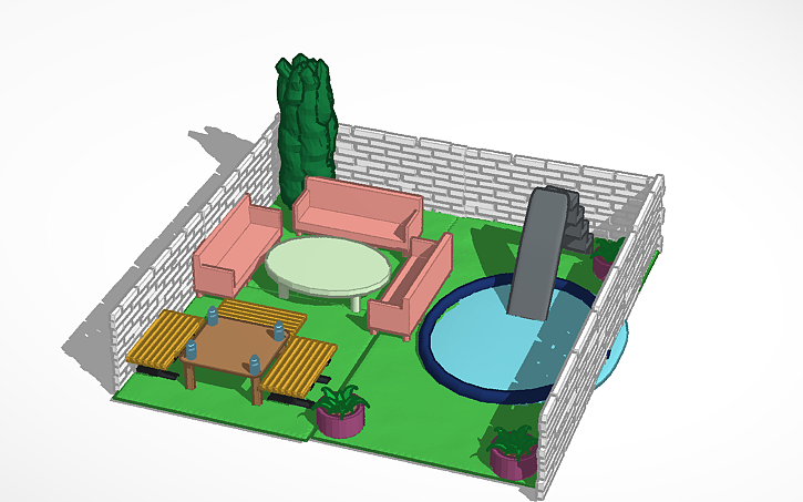 3D design Garden - Tinkercad