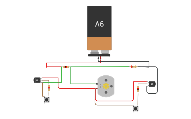 Circuit Design Bi Directional Motor Rotation Tinkercad