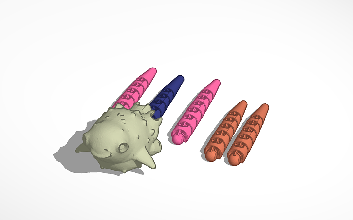 3D design cuddlefish subnautica - Tinkercad