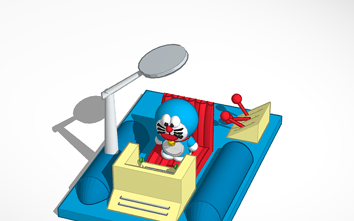3D design Time machine doraemon - Tinkercad