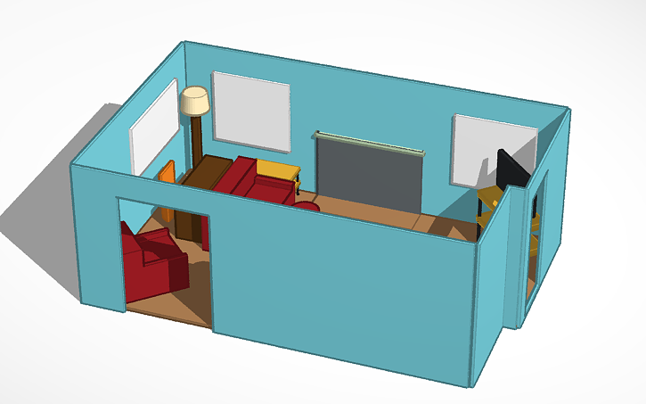 3D design Living Room | Tinkercad