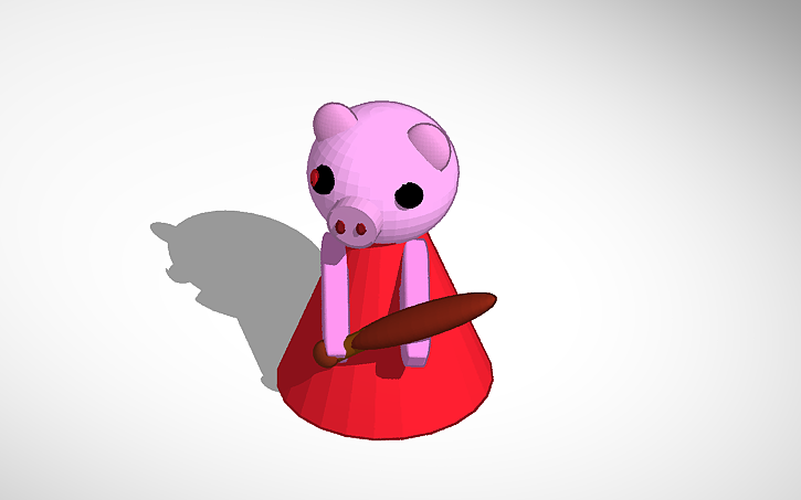 3D design Piggy Roblox | Tinkercad