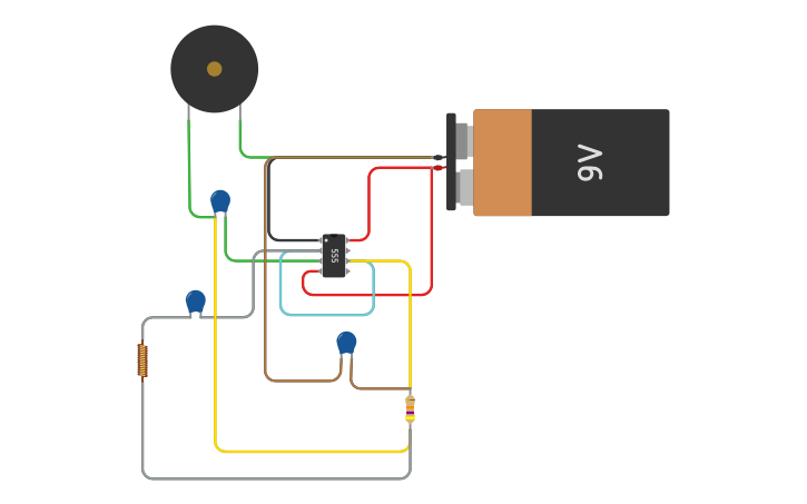 Circuit Design Metal Detector Tinkercad