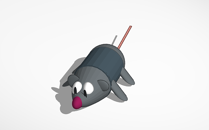 3D design rat - Tinkercad