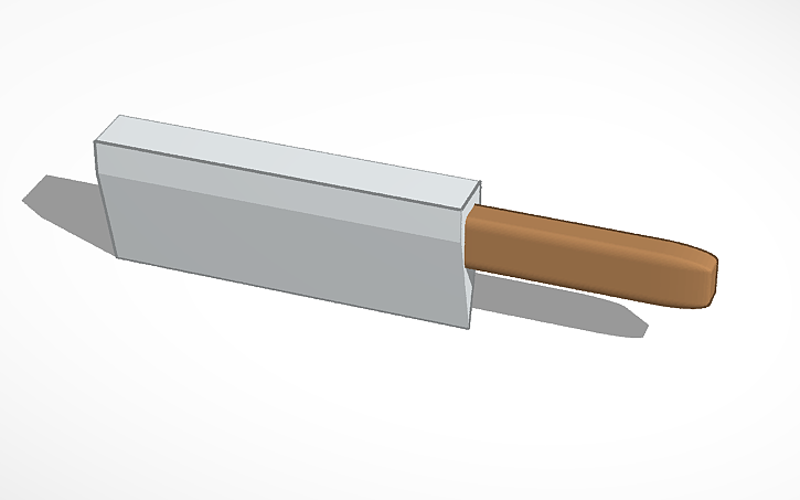 3D design Meat clever - Tinkercad