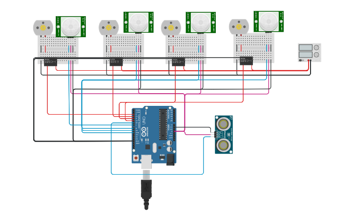 Circuit design GROUP PRO | Tinkercad