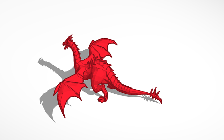3D design Dragon - Tinkercad