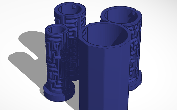 3D design Russian Doll puzzle Geocache - Tinkercad