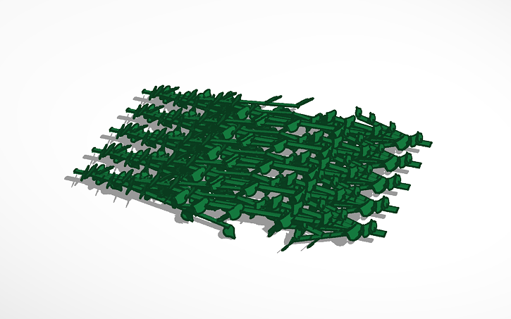 3D design Hanging vines (Patch of Vines) - Tinkercad