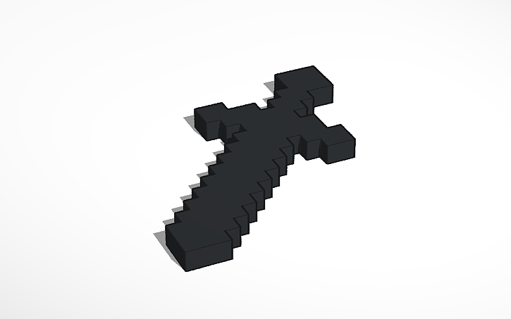 3D design Minecraft_Sword_V3 | Tinkercad