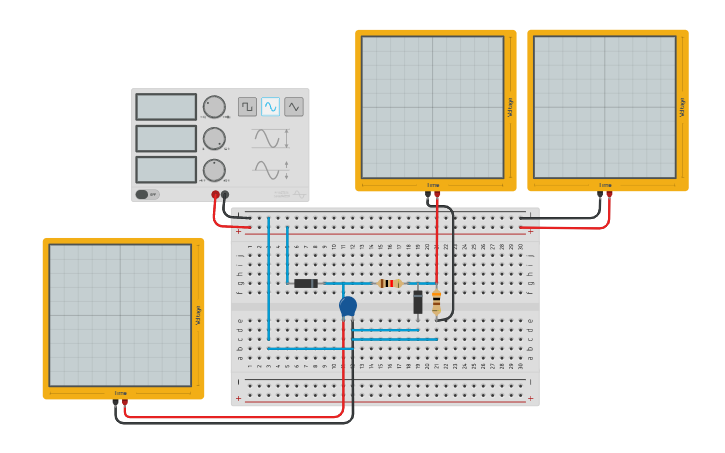 Circuit design aula 3 ex2 | Tinkercad