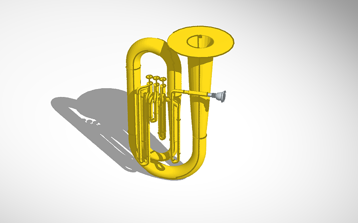 3D design Baritone - Tinkercad
