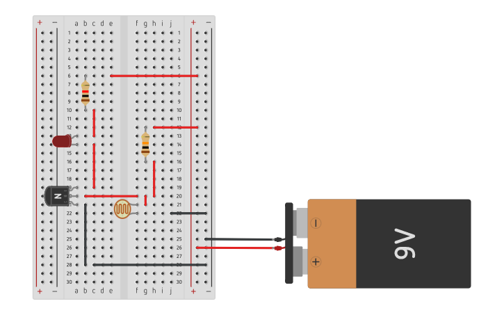 Circuit Design วงจรสวิตซ์แสงสอง Tinkercad