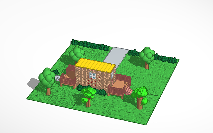 3D design Dababy's House (school project) - Tinkercad